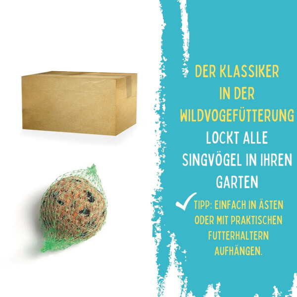 Meisenknödel im Netz, 100 Stk im Karton, 32,90